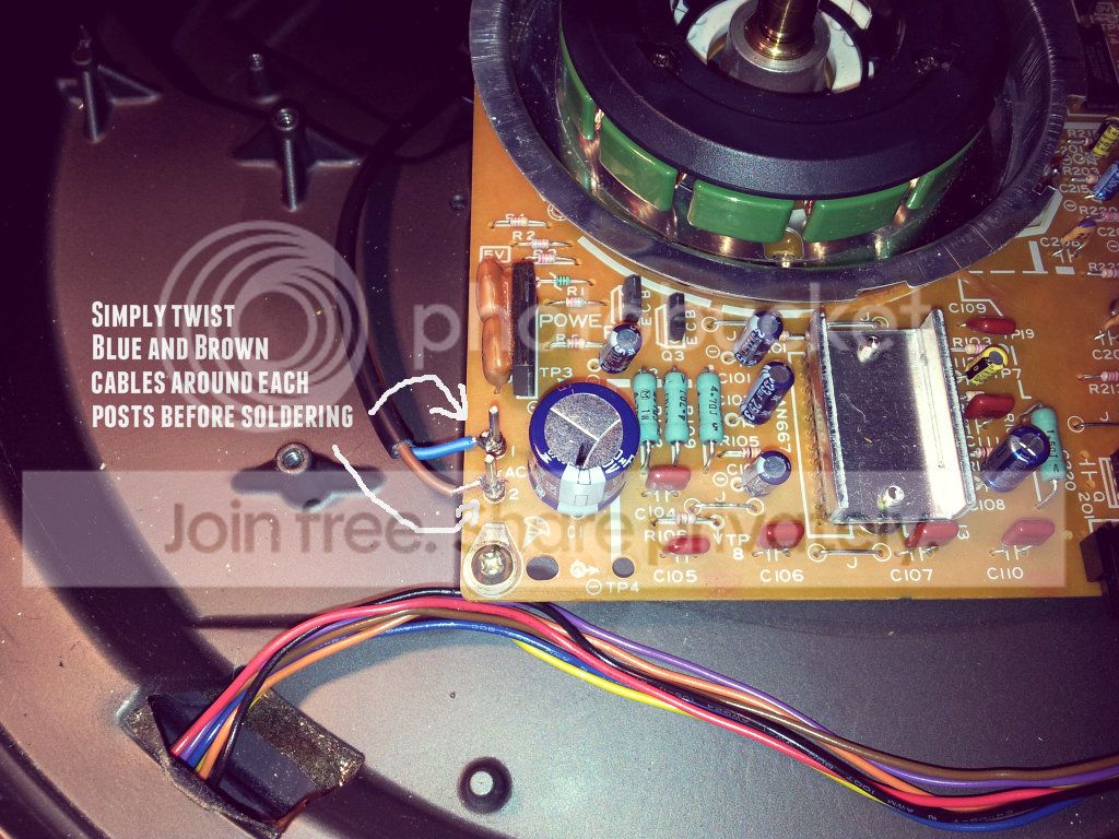 A quick visual guide to externalising PSU from your Technics SL 1200