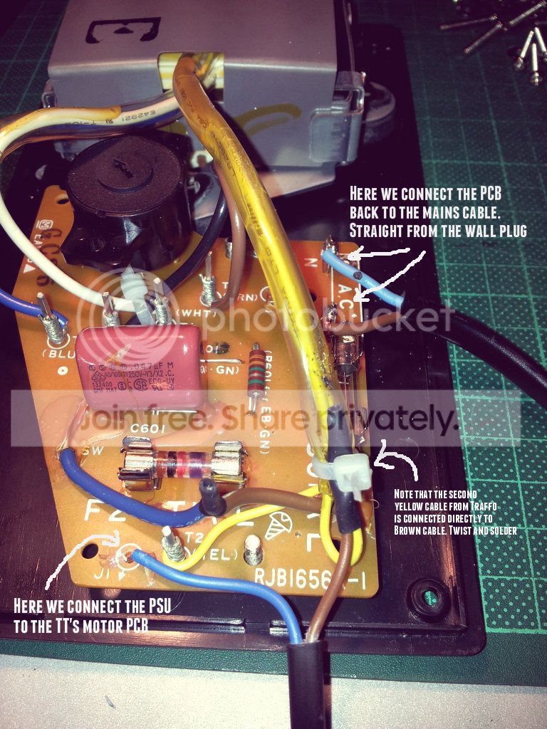 A quick visual guide to externalising PSU from your Technics SL 1200